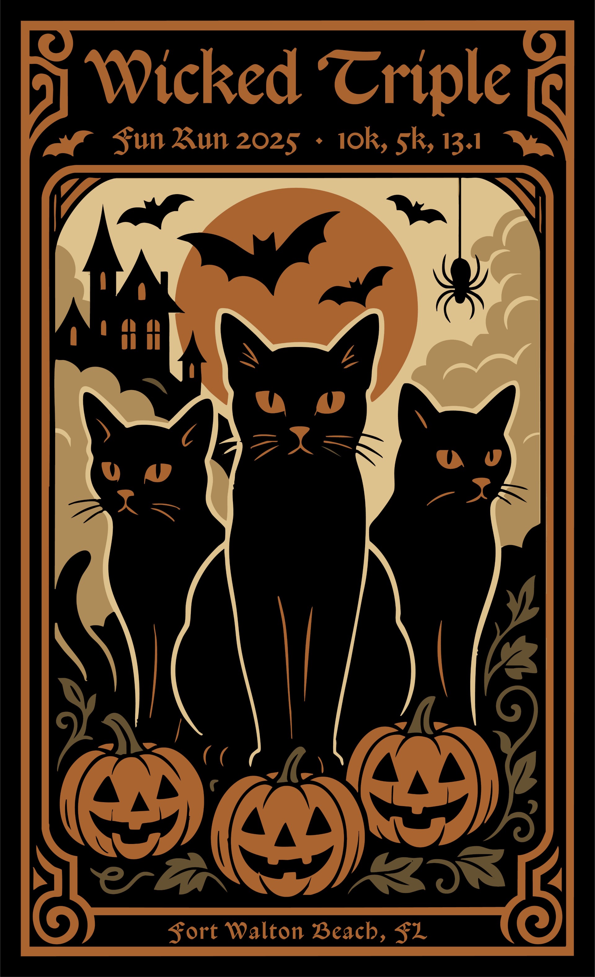 Wicked Triple Fun Run 2025 - Fort Walton Beach, FL 2025 - 18 OCT 2025